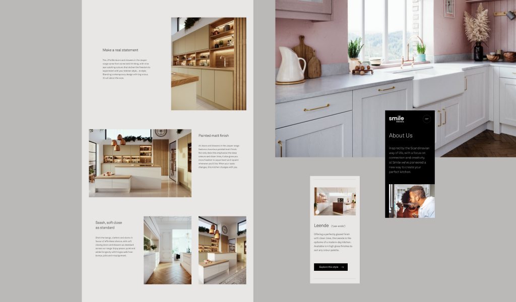 Smile Kitchens - Website Design | Work | Likely Story